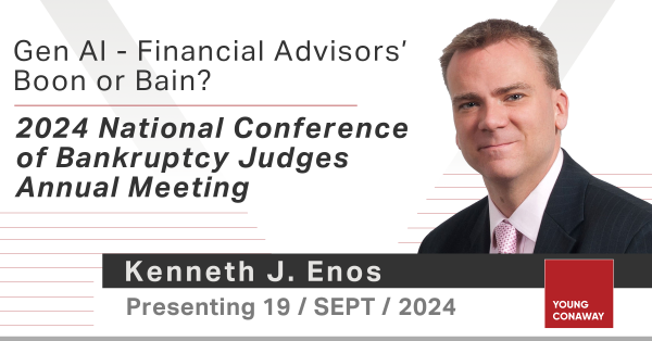 Ken Enos Speaking at National Conference of Bankruptcy Judges (NCBJ ...