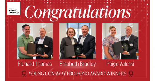 Pro Bono Excellence in the Delaware Bar | Young Conaway Honors ...